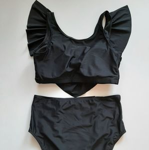 Swim | Sexy Black Tankini Swimsuit Swimwear Sz L | Poshmark